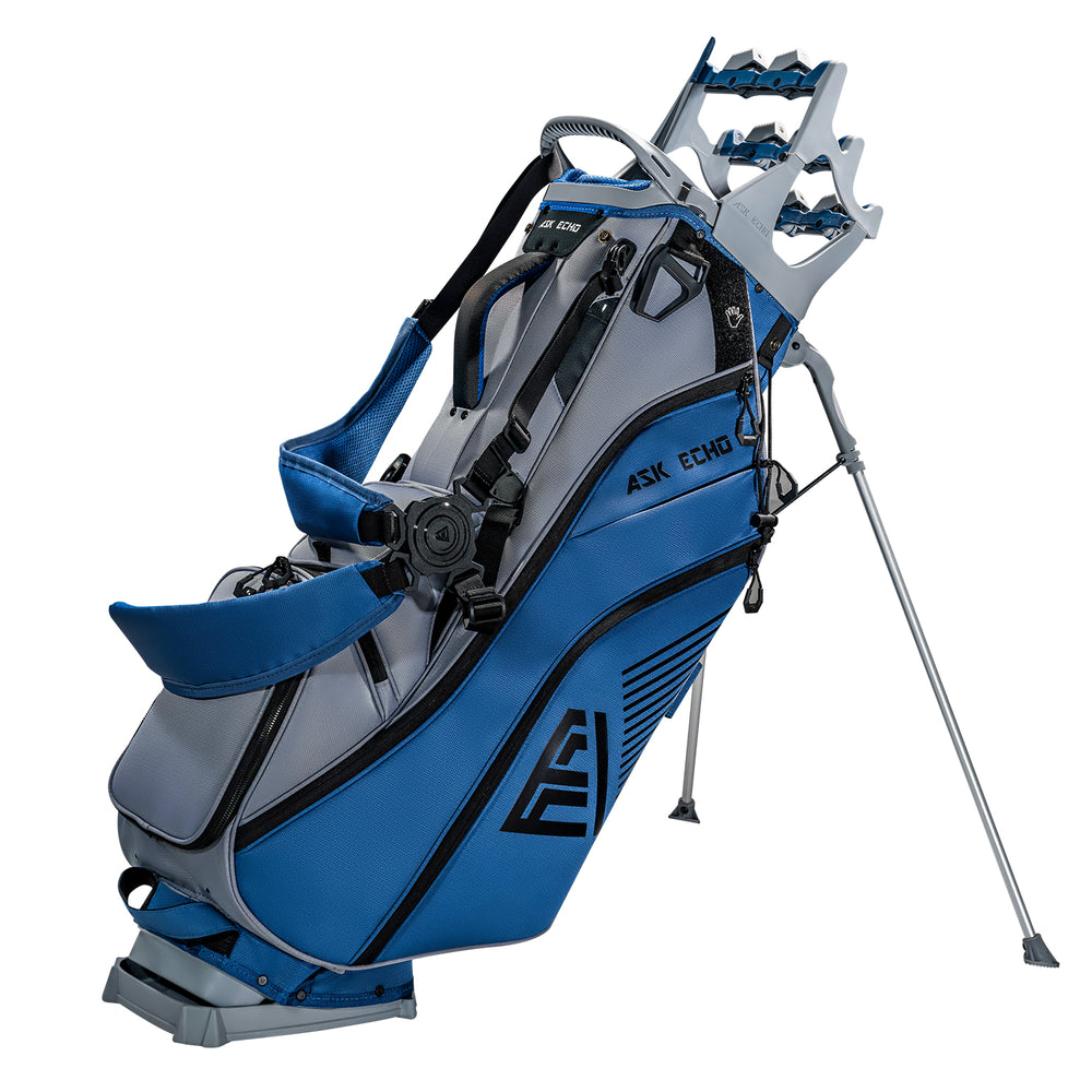 Ask Echo ST-14 Hybrid Stand Bag and Pendor Lock Club Organizer Bundle